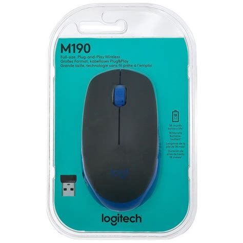 עכבר אלחוטי Logitech M190 כחול עכברים למחשב