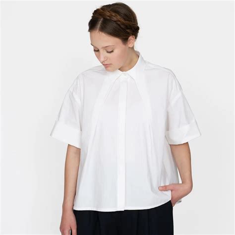 the assembly line front pleat shirt sewing pattern xs l the