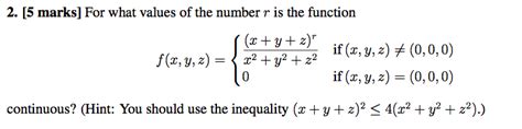 For What Values Of The Number R Is The Function Chegg