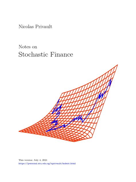 Stochastic Finance Pdf Black Scholes Model Option Finance