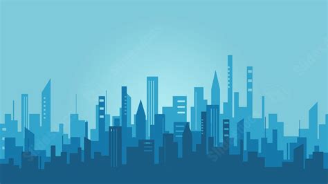 Blue Building Business Houses Sky Modern Simple Powerpoint Background For Free Download Slidesdocs