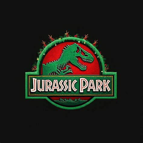 Jurassic Park Christmas Logo 17 By Prehistoricpark96 On Deviantart