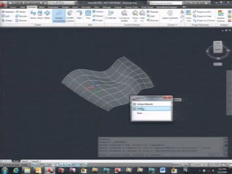 Surface Modeling In AutoCAD Surface Modeling Autocad Solidworks Tutorial