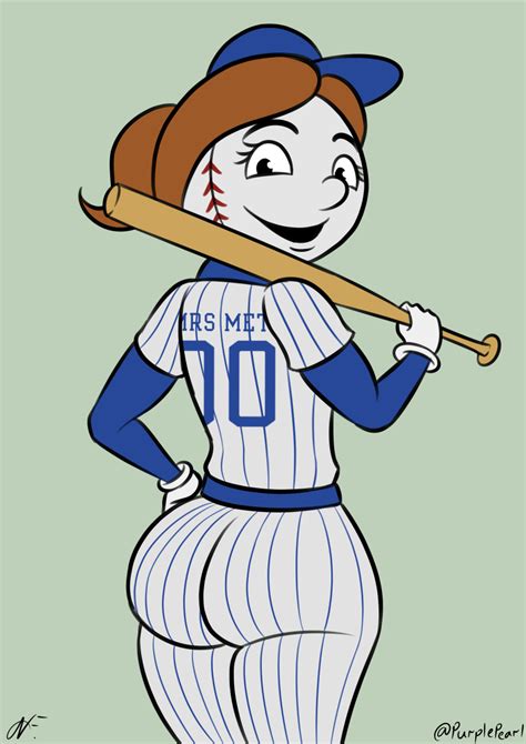 Rule 34 Large Ass Mascot Mrs Met Purplepearl 9711518
