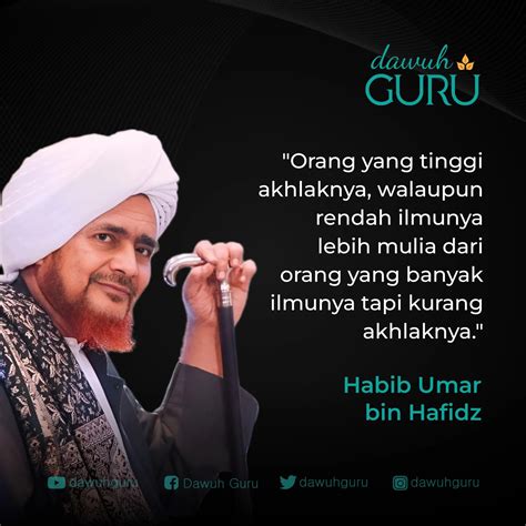 Nasihat Habib Umar Bin Hafidz Tentang Mengutamakan Etika Dawuh Guru