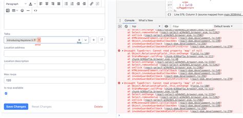 Error In Removing Item From Many Relation · Issue 1548 · Keystonejs
