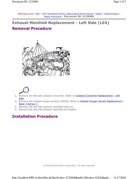 2009 Saturn Vue Service Repair Manual Pdf
