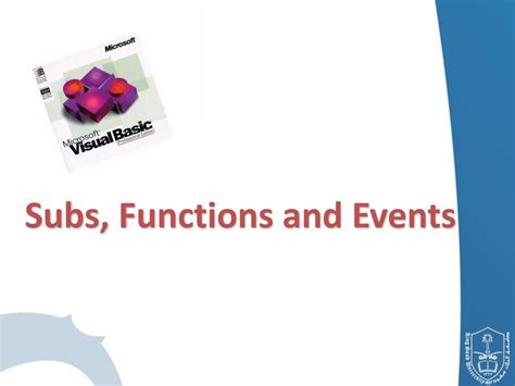 subs functions and events ppt download