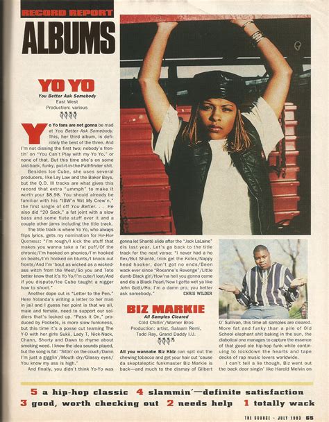 Hiphop Thegoldenera Record Report The Source July 1993