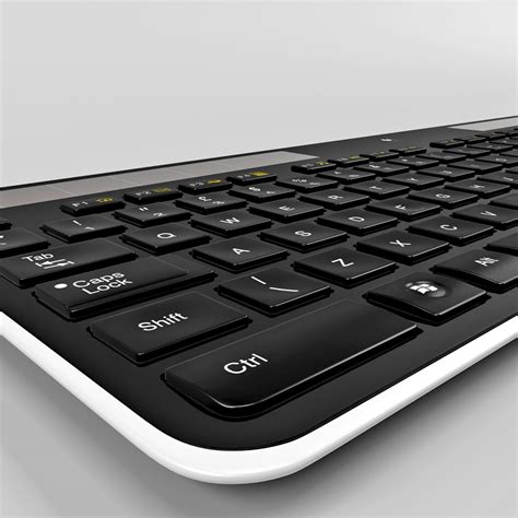 Logitech Solar Keyboard K750 Pc 3d Model 49 Fbx Max Obj Free3d