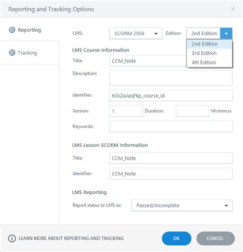 successfactors scorm 1 2 courses not completing articulate