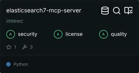 GitHub Imlewc Elasticsearch7 Mcp Server Elasticsearch7 Mcp Server