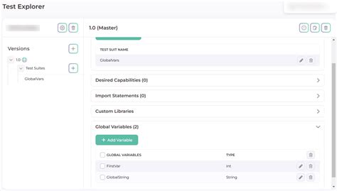 Using Global Variables In Test Cases And Functions