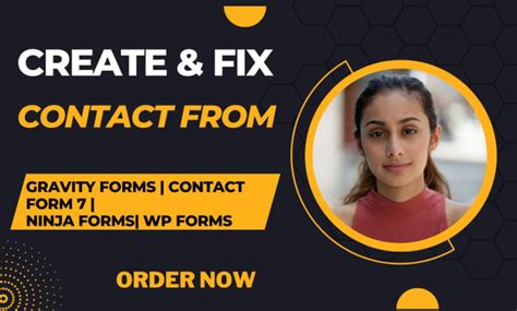Create Or Fix Wordpress Contact Form Gravity Form Ninja Form Multi