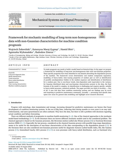 Pdf Framework For Stochastic Modelling Of Long Term Non Homogeneous