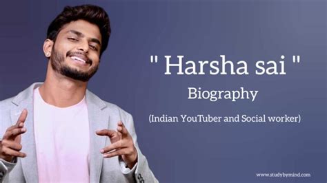 Harsha Sai Biography In English Indian Popular Youtuber And Social