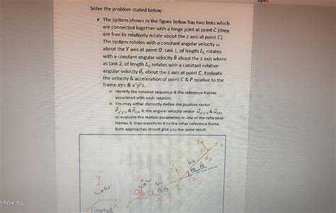 Solve The Problem Stated Below The System Shown In Chegg Com