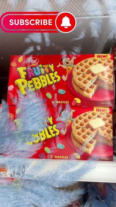 COCOA PEPPLES FRUiTY PEBBLES WAFFLES #shorts - YouTube