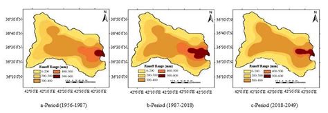23 Runoff Spatial Distribution For The Period 1956 2049 Download Scientific Diagram