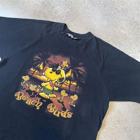 Vintage Peanuts Beach Buds Shirt Vintage Peanuts Depop
