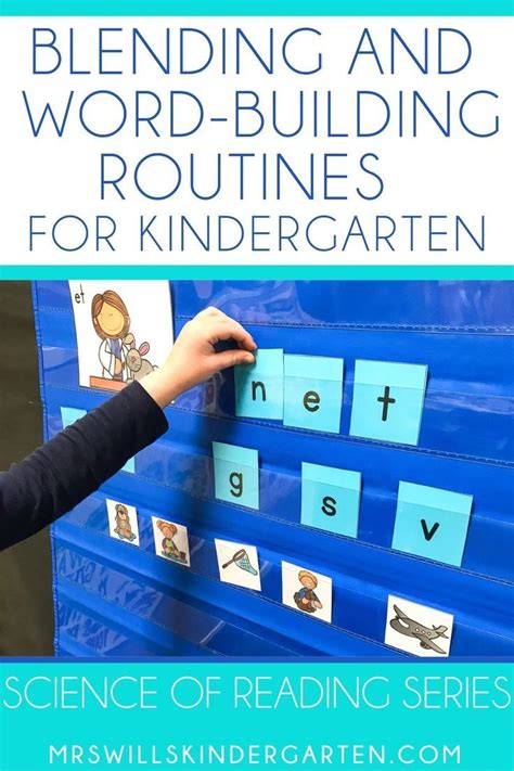 How To Teach Blending Letter Sounds And Word Building In Kindergarten