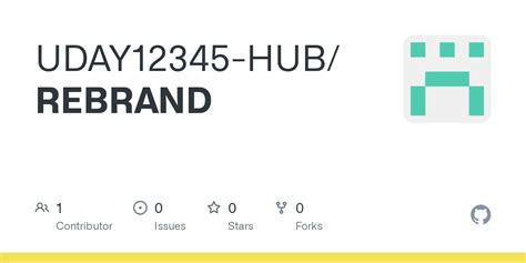 Github Uday12345 Hubrebrand