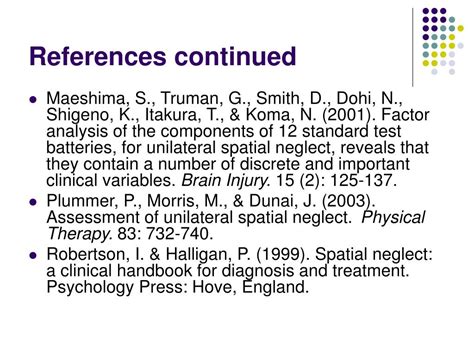 Ppt Comparison Of Evaluation Methods For Unilateral Spatial Neglect Powerpoint Presentation