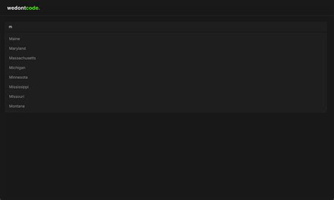 autocomplete with dropdown suggestions project showcase glide community