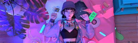 Beautiful Anime Girl In Hat Lying On Pink Bed Hd Wallpaper Download
