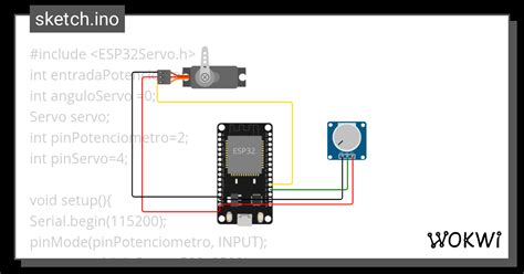 Servo Wokwi Esp32 Stm32 Arduino Simulator
