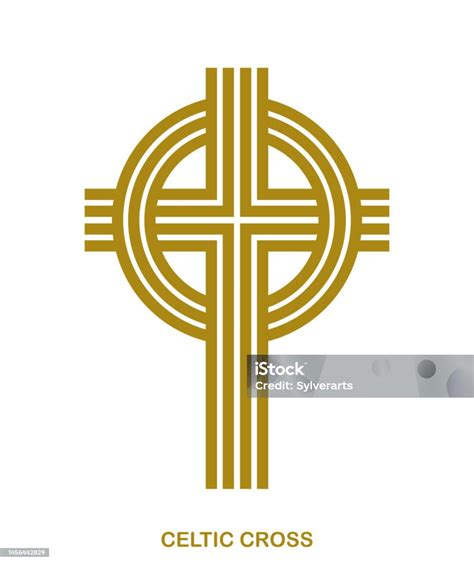 기독교 십자가 현대 선형 스타일 벡터 기호 흰색에 고립 믿음과 믿음 현대 십자가 기호 예수 그리스도 스트라이프 그래픽 디자인