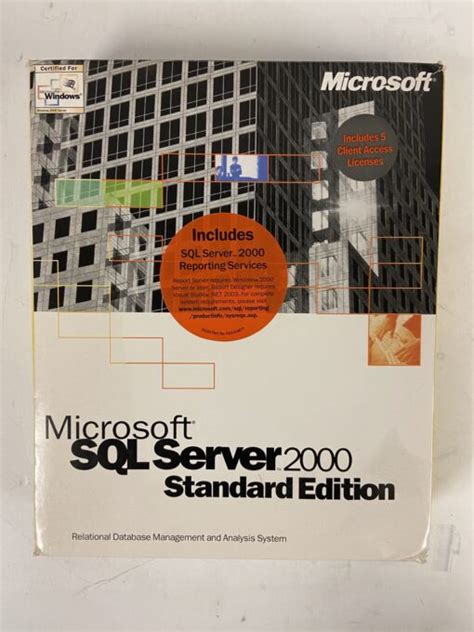 Microsoft Sql Server 2000 Standard Edition