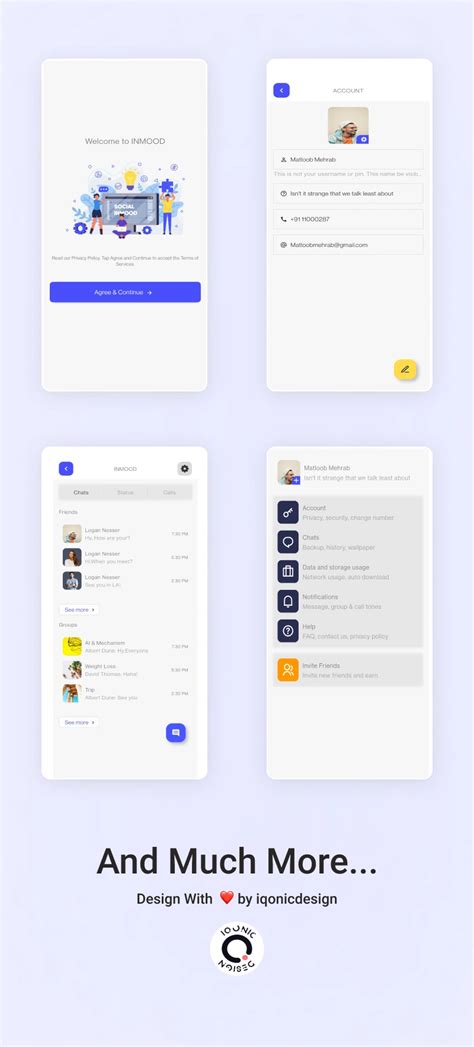 Flutter Social Media App Template Free Social Iqonic Design