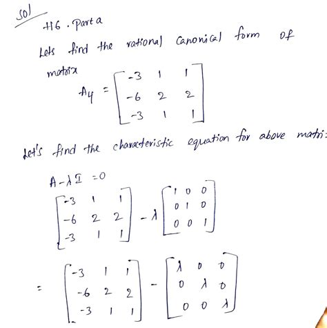 Answered H5e Motivates Using Rational Canonical Form Instead Of C