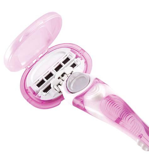 Pure Silk Contour 6 Razor Razor Shave System Handle For Women