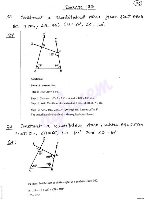 Rd Sharma Solutions For Class 8 Practical Geometry Constructions