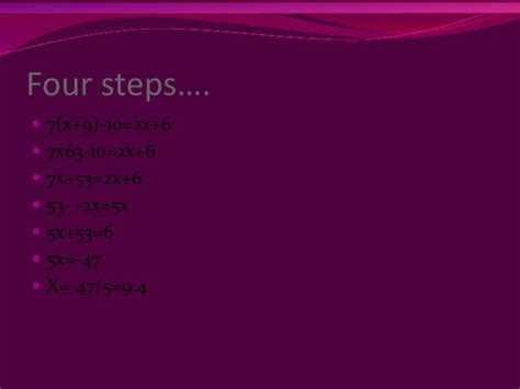 Multi Step Equations Pdf