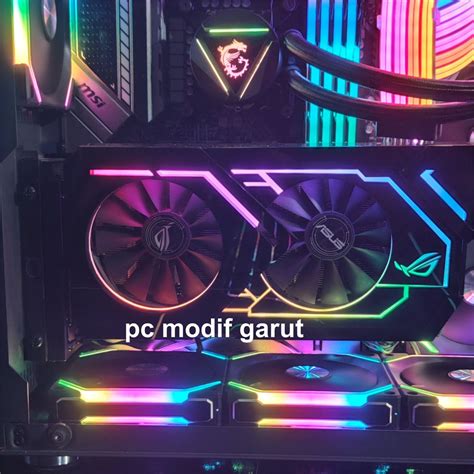 Jual Front Panel Vga Custom Ukuran Lainbow Led Shopee Indonesia