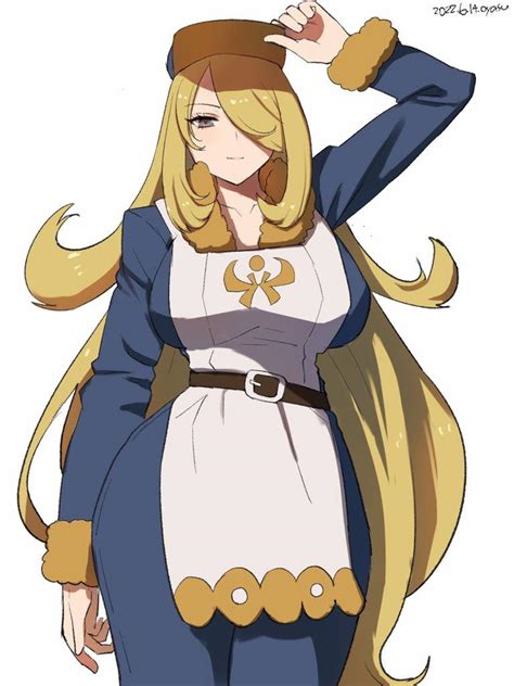 Cynthia W Volo S Clothes By Kinakoyamamori Cynthia Know Your Meme
