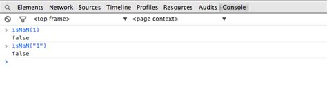 Javascript Isnan1 And Isnan1 Returns False Stack Overflow