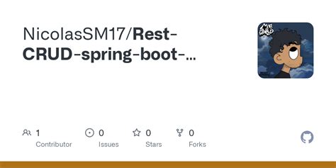 GitHub NicolasSM Rest CRUD Spring Boot Example