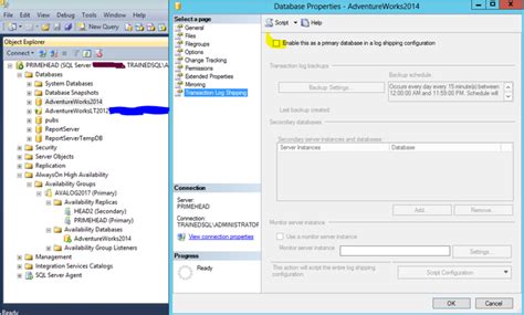 Establishing Log Shipping On SQL Server AlwaysOn Databases Rackspace Technology