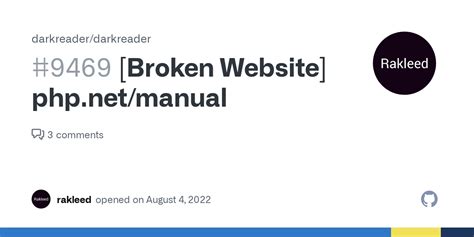 [broken website] manual · issue 9469 · darkreader darkreader