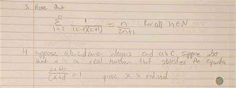 Solved 3 Prove That I 1n 21 2i 1 1 2n 1n Forall HN 4 Chegg Com
