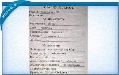 Анализ мокроты или как сдать ее на правильно, расшифровка, норма
