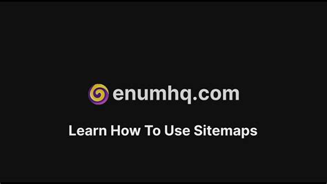 Learn How To Use Sitemaps In Enum Youtube