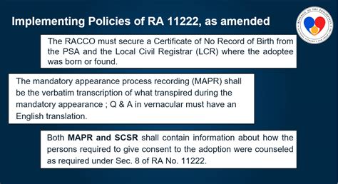 Simulated Birth Rectification Act Sibra National Authority For