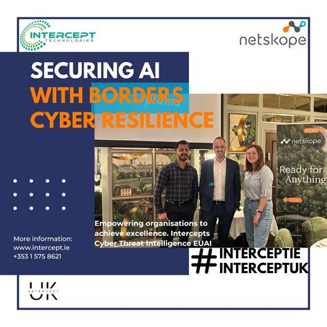 Joe Mccann On Linkedin Intercept Cybersecurity Euai Dora Cyberthreatintelligence…