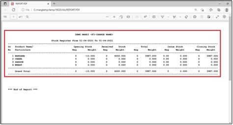 How To View Company Wise Stock Register In Mandi Trade Of Marg Software