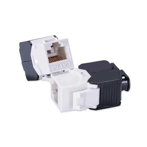 20pcs Cat6a Rj45 Connectors 10gbase T Utp Rj45 Female Coupler Unshielded